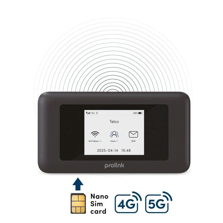 Prolink DL-7211 5G Mobile Router MIFI - Wi-Fi 6, Computers & Tech ...