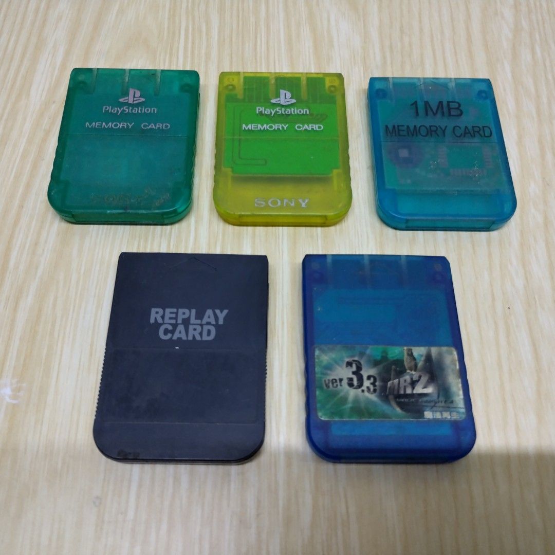 PS Memory Card 5 張, 電子遊戲, 遊戲機配件, 遊戲週邊商品 - Carousell