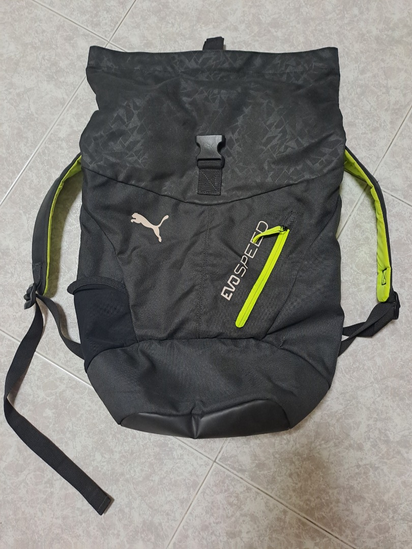 Puma Evospeed Backpack - Black, Men's Fashion, Bags, Backpacks on Carousell