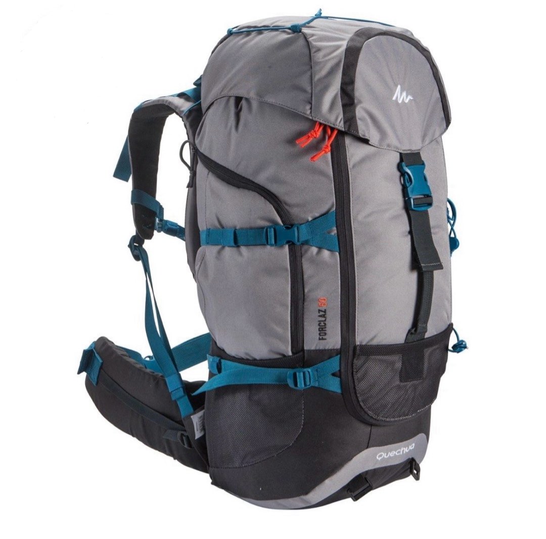Quechua Forclaz 50L Backpack - Grey, Men's Fashion, Bags, Backpacks on ...