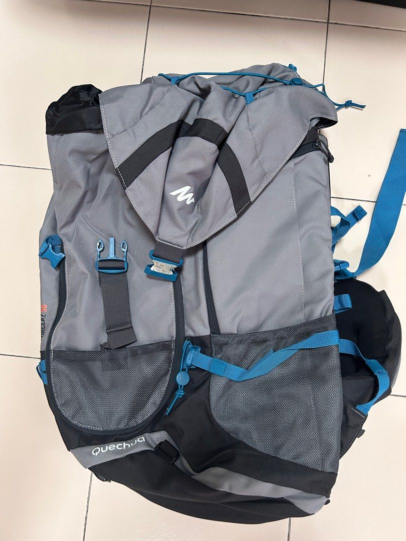 Quechua Forclaz 50L Backpack - Grey, Men's Fashion, Bags, Backpacks on ...