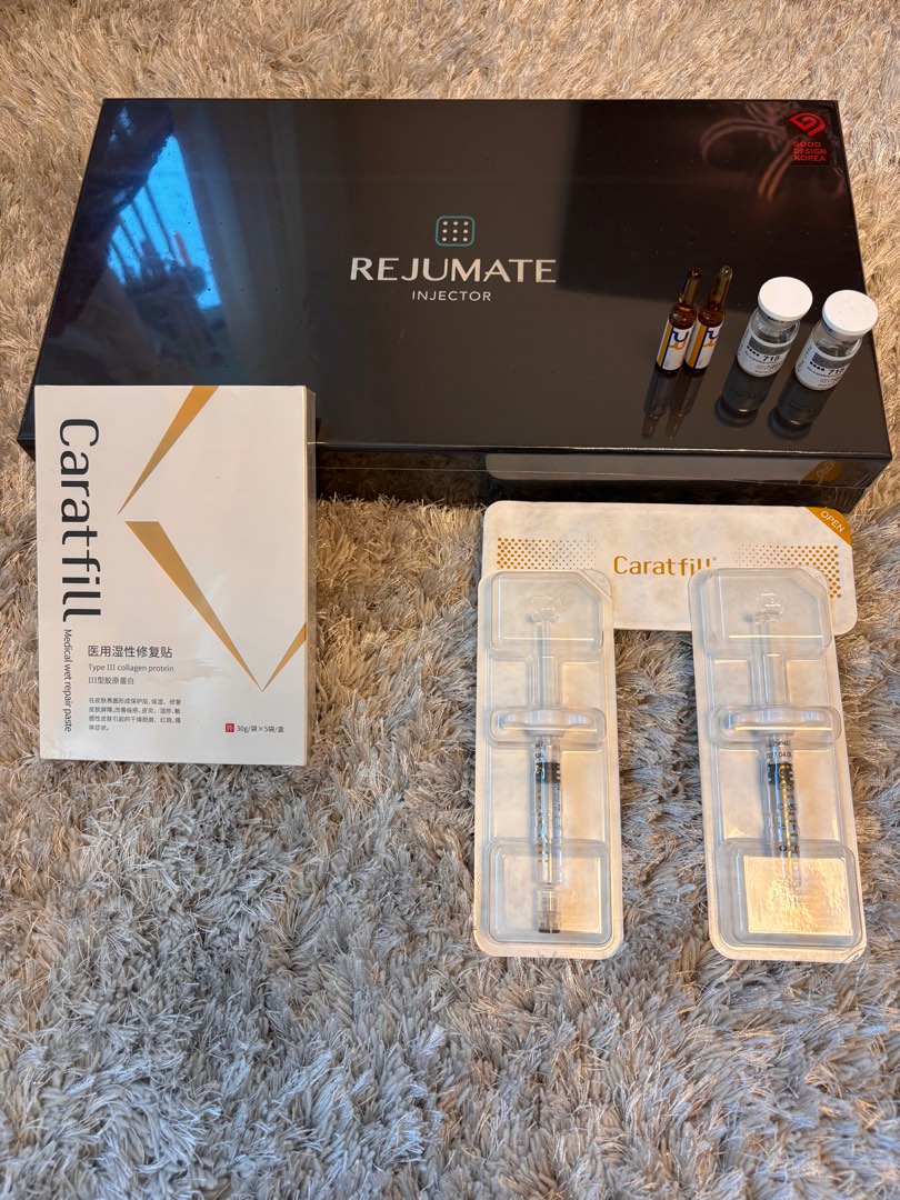 Rejumate Injector Caratfill 醫用濕性修復貼, 美容＆個人護理, 健康及美容 - 皮膚護理, 面部 - 面部護理 ...