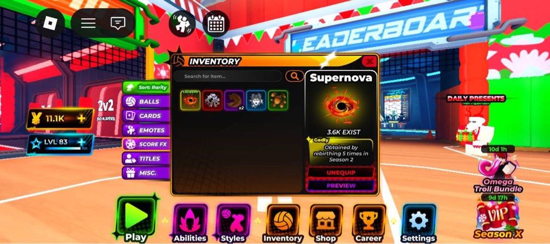 Roblox x Volleyball Legends (VBL) - Supernova Sfx ft Tsh Kazana Hakka ...