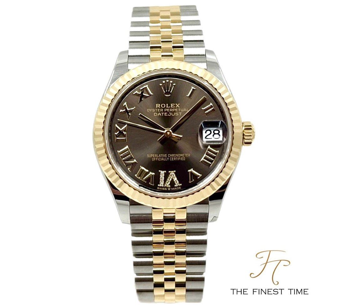 Rolex Datejust 31 278273 Dark Grey VI Diamond 278273 Grey Jubilee _ Dec ...