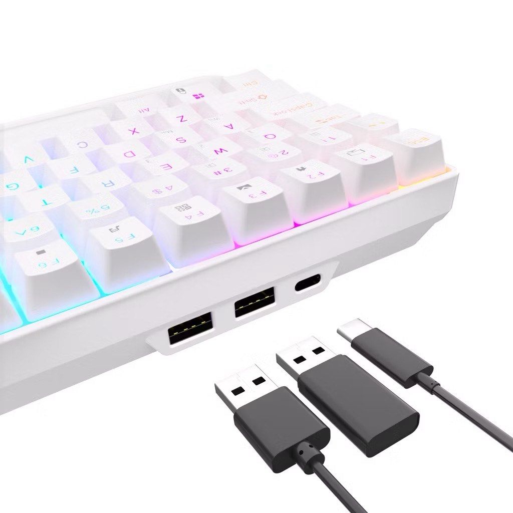 Royal Kludge RK96 Wireless Bluetooth Mechanical Keyboard RGB Hot-swap ...