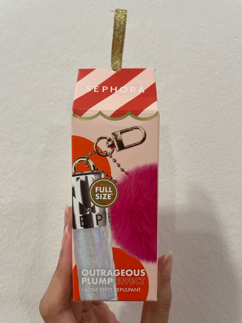 RTP $24 Sephora Outrageous Plump Effect Lip Gloss, Beauty & Personal ...
