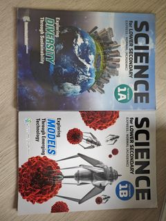Lower Secondary Science Textbook 1A & 1B, Hobbies & Toys, Books ...
