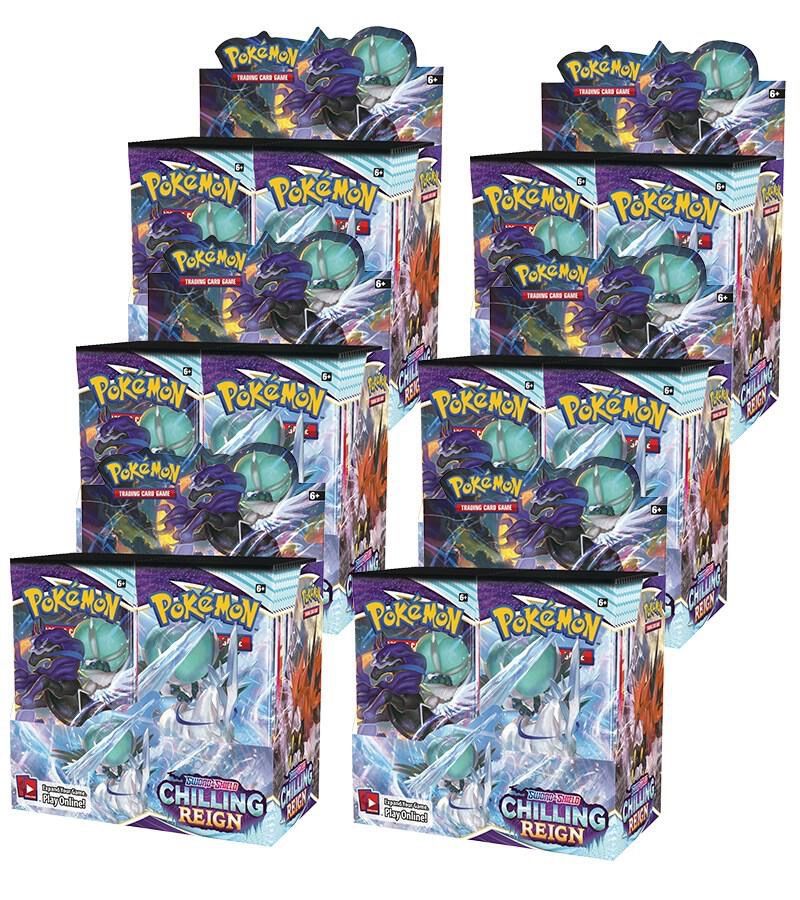 Sealed Chilling Reign Booster Box Case Pokemon Cards | Sword & Shield ...