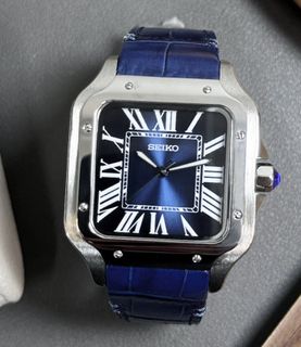 Seiko Mod Santos, Luxury, Watches on Carousell