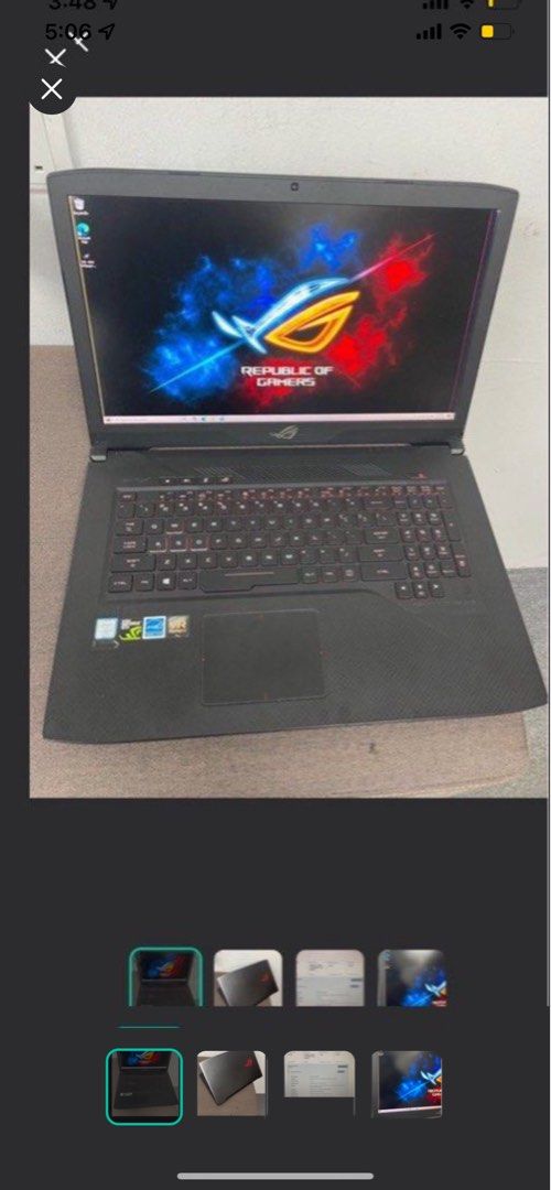 Selling Asus rog strix scar gaming laptop, Computers & Tech, Laptops ...