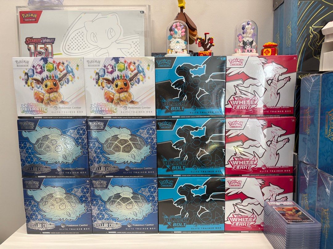 [Shrink] Pokemon Center PC ETB Stellar Crown / Prismatic Evolutions ...