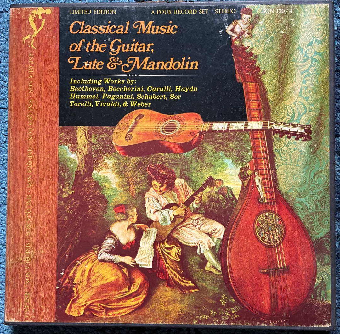 Sine Qua Non Classical Music of Guitar, Lute & Mandolin, Hobbies & Toys ...
