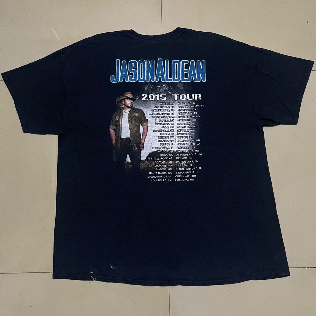 Solo singer Jason aldean big size, Men's Fashion, Tops & Sets, Tshirts ...