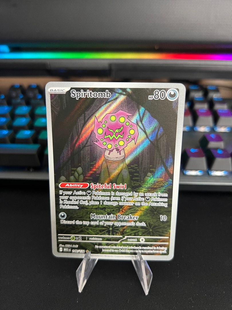 Spiritomb IR Mega Evolution Pokemon Card Tcg, Hobbies & Toys, Toys ...