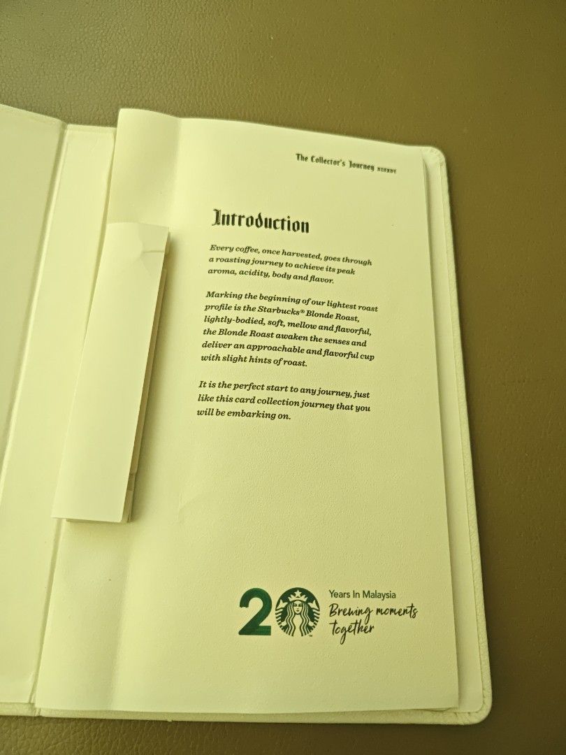 Starbucks The Collector's Journey Album (white), Hobbies & Toys ...