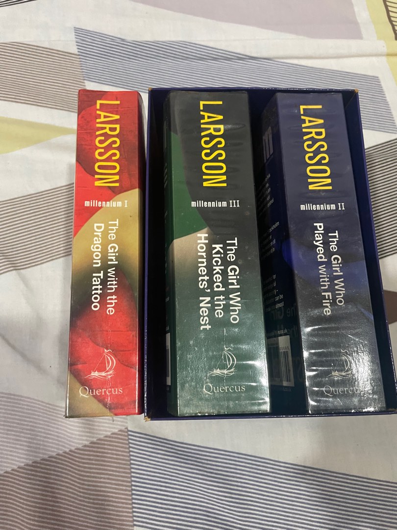 Stieg Larsson Millennium Trilogy Book Set, Hobbies & Toys, Books ...
