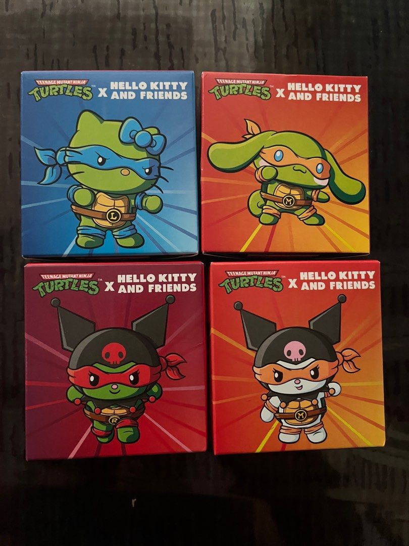 Teenage Mutant Ninja Turtles x Hello Kitty & Friends Figures, Hobbies ...