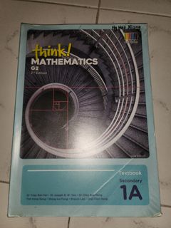 Think! A Math Textbook, Hobbies & Toys, Books & Magazines, Textbooks on ...