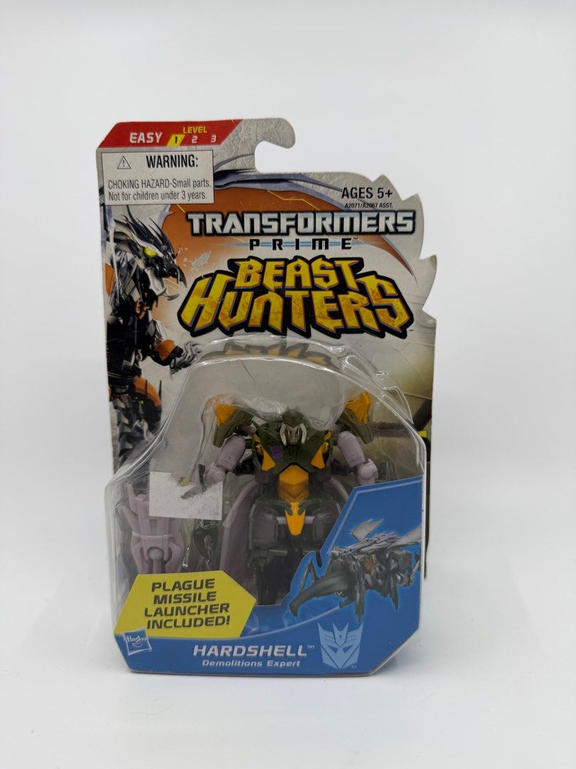 Transformers Prime Beast Hunters HARDSHELL with PLAQUE MISSLE LAUNCHER ...