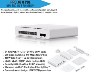 Unifi USW-Lite-16-POE Ubiquiti UniFi USW-16-PoE Network Switch ...
