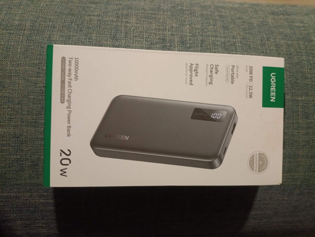 Ugreen 20W 10000mAh Two-way Fast Charging Power Bank, Mobile Phones ...