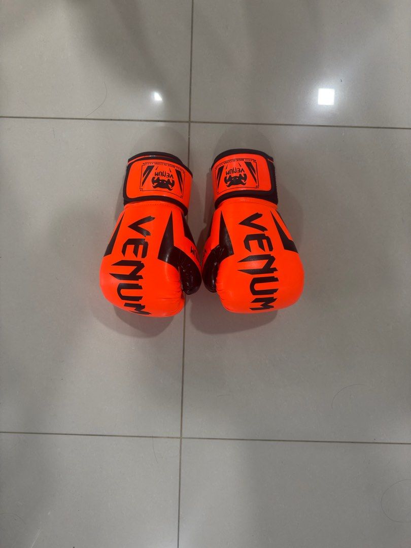 Venum Boxing Gloves - Orange, Sports Equipment, Other Sports Equipment ...