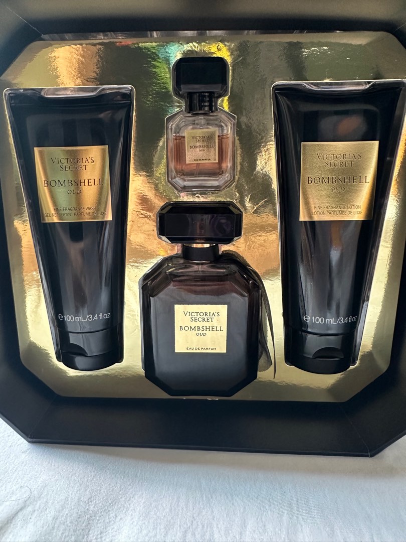 Victoria's Secret Bombshell Oud EDP Set, Beauty & Personal Care ...