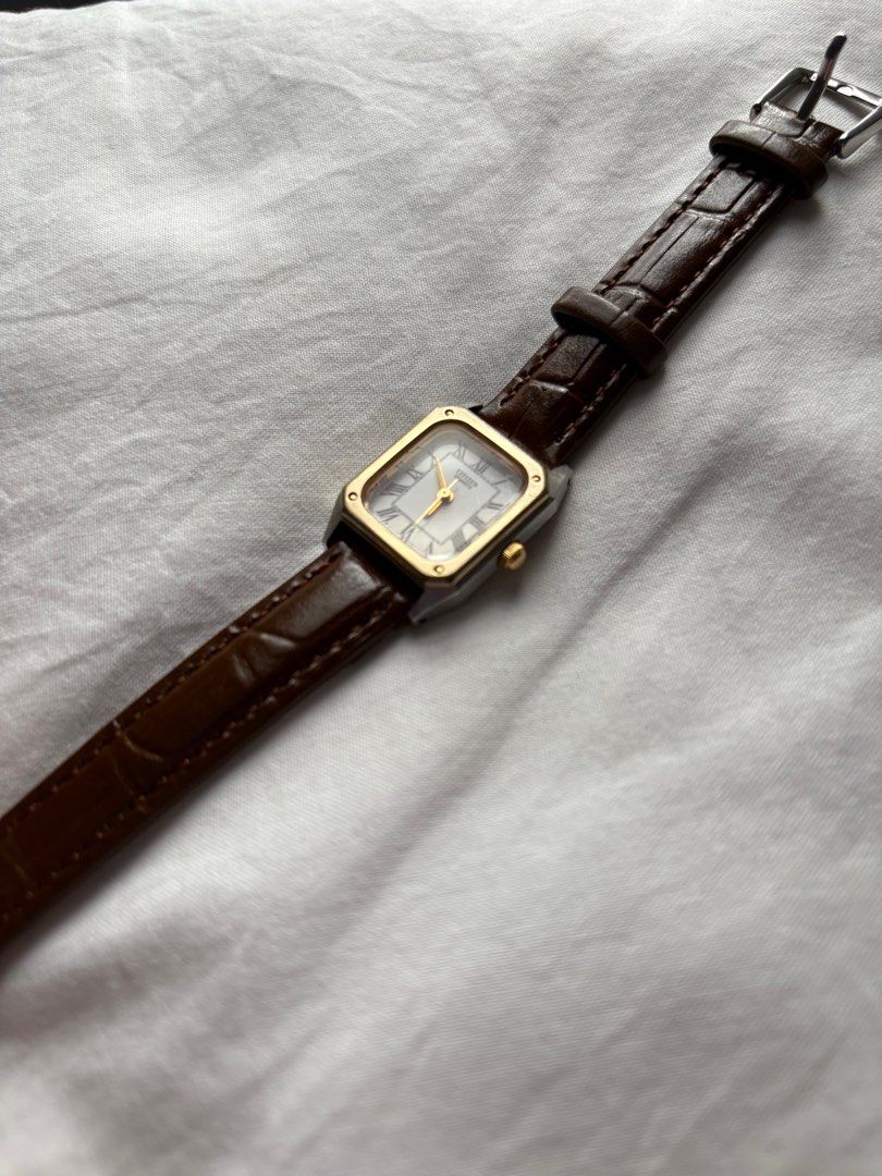 Vintage Citizen Tank Roman dial, Women's Fashion, Watches & Accessories ...