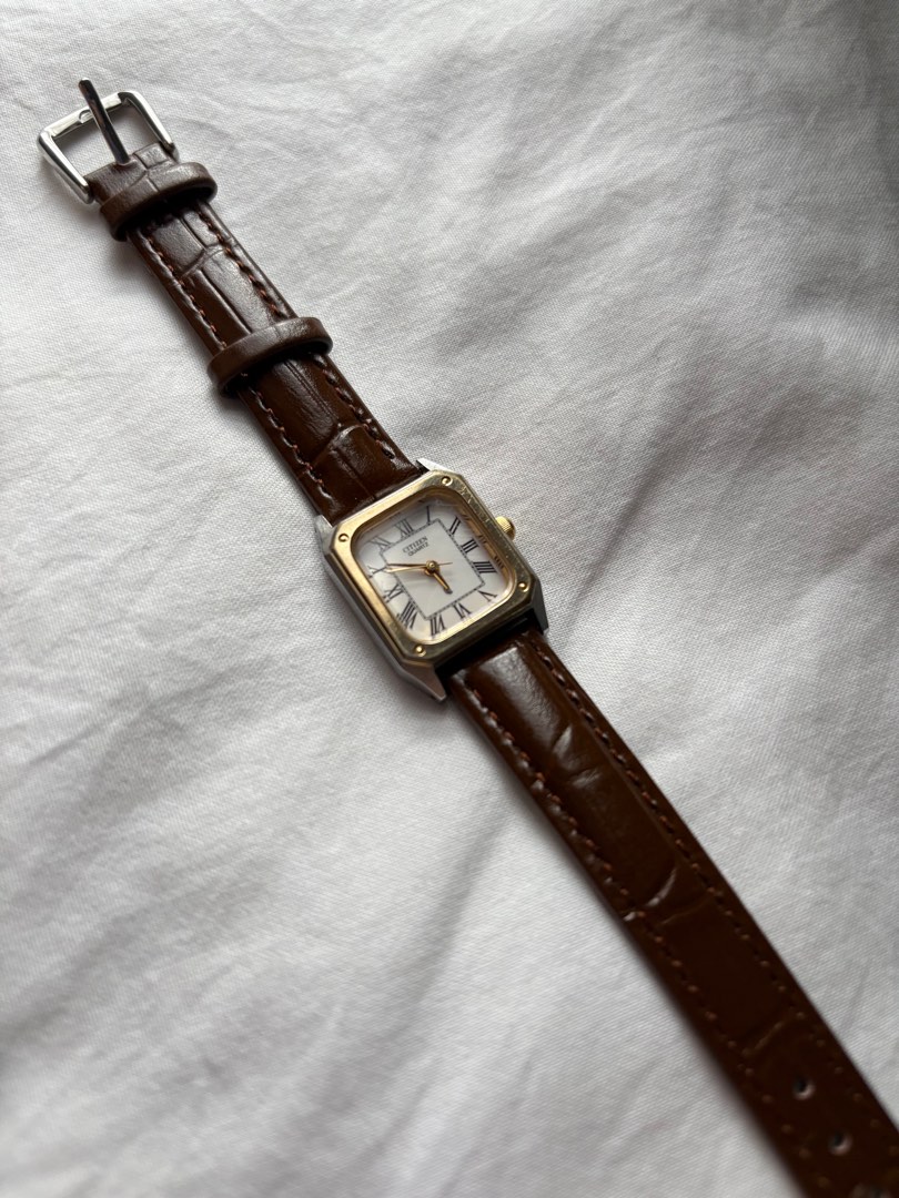 Vintage Citizen Tank Roman dial, Women's Fashion, Watches & Accessories ...