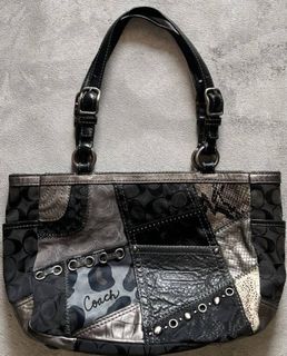 Coach patchwork leopard print, Women's Fashion, Bags & Wallets, Shoulder Bags on Carousell