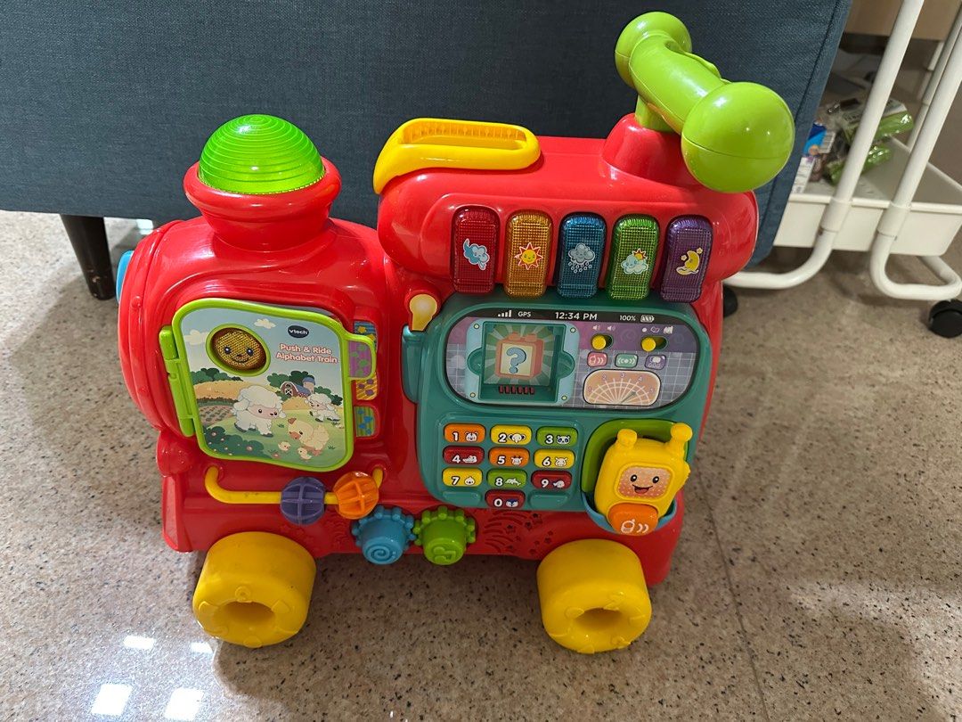 VTech Sit-to-Stand Alphabet Train, Babies & Kids, Infant Playtime on ...