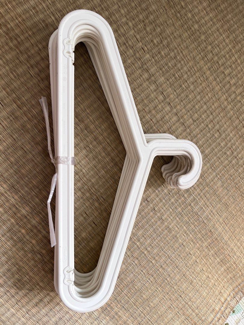 IKEA White Plastic Clothes Hangers , Furniture & Home Living, Home ...