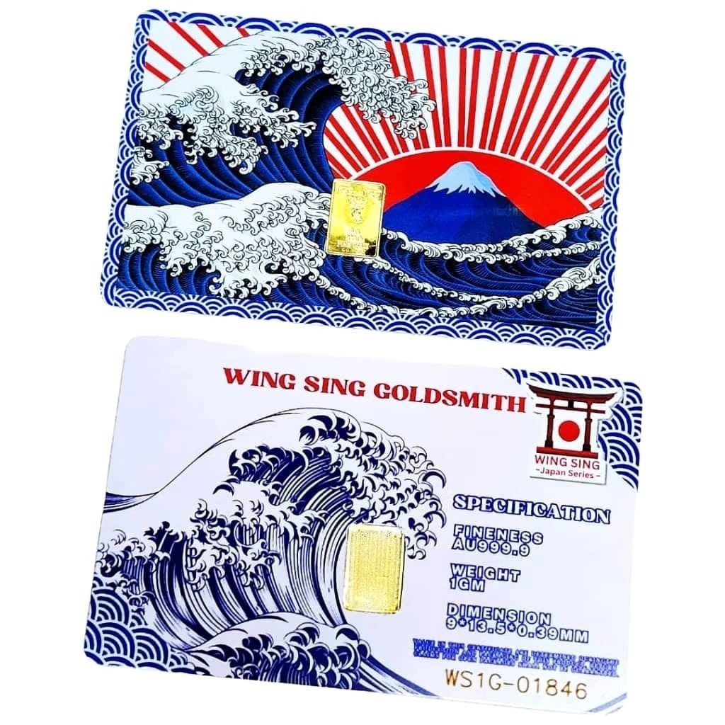Wing Sing 1g 999.9 Gold Bar (10/1 - 11/1) - 4 designs, Hobbies & Toys ...