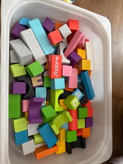 Wooden blocks for kids, Hobbies & Toys, Toys & Games on Carousell