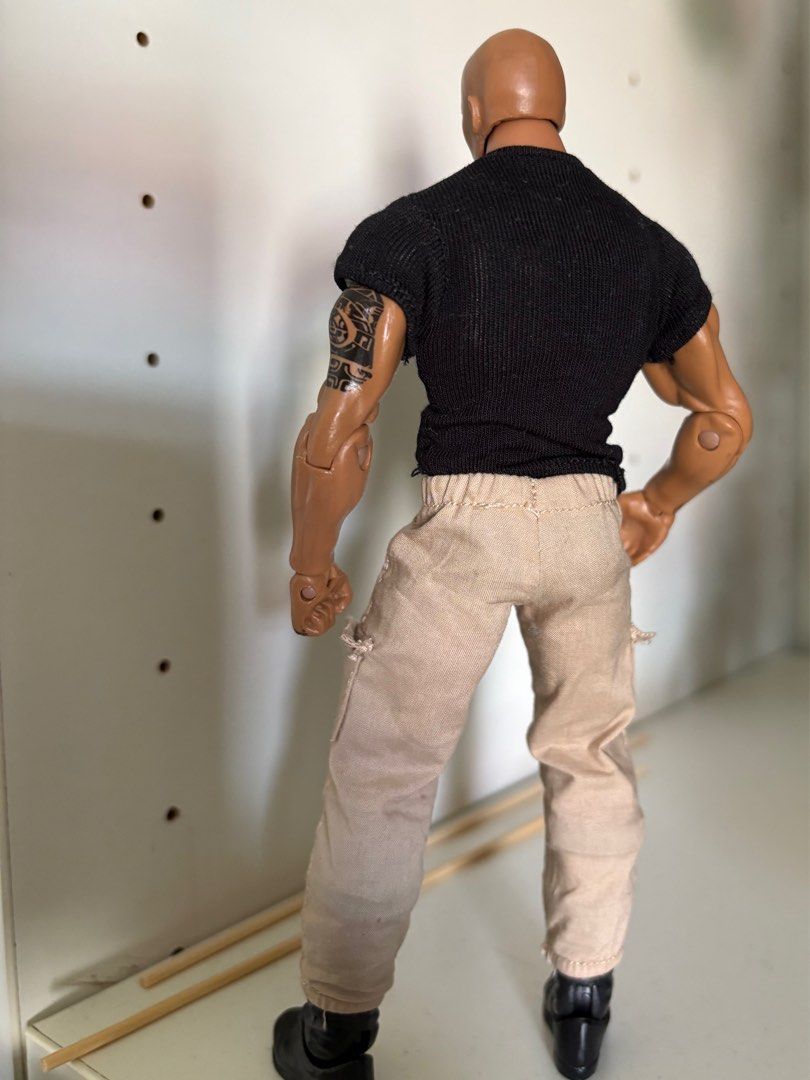 WWE The Rock Elite / Fast and Furious Hobbs / Jumanji Action Figure ...