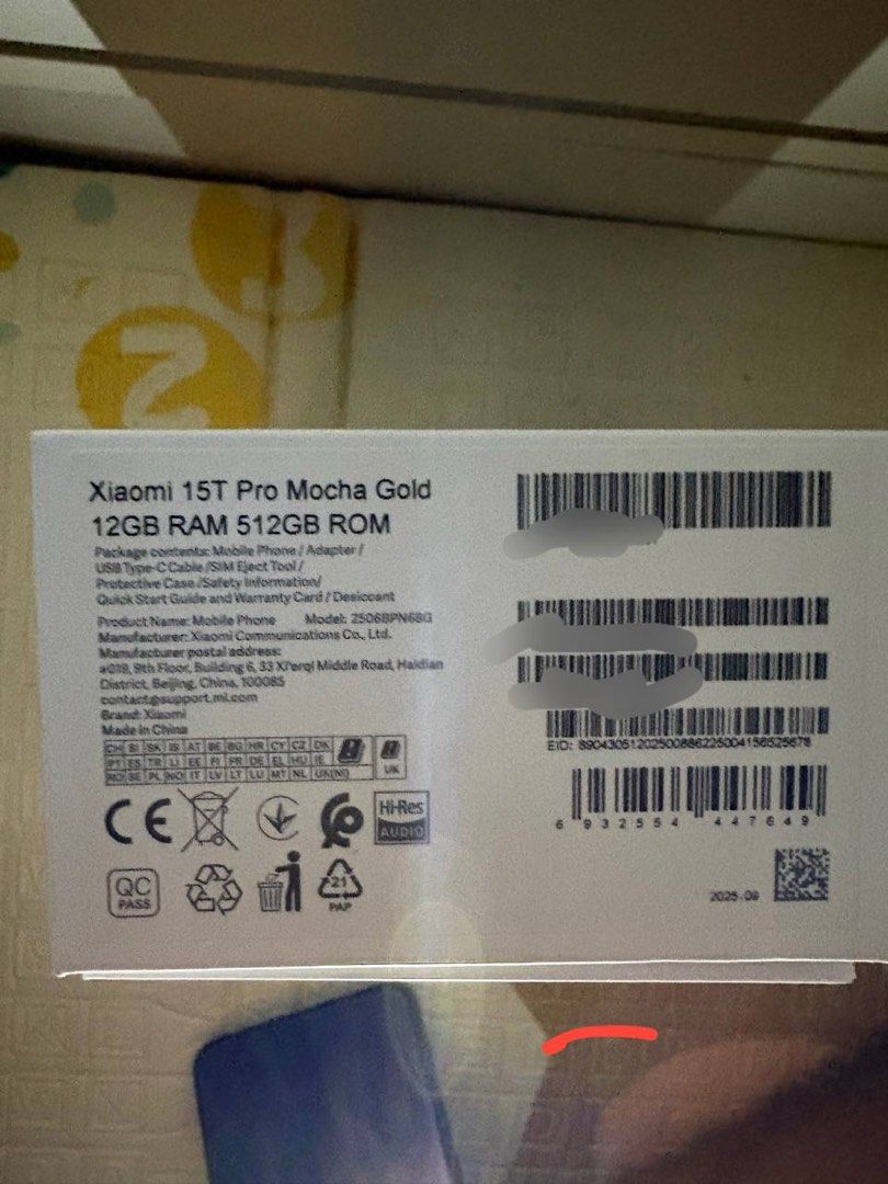 Xiaomi 15T Pro Gold 512GB, Mobile Phones & Gadgets, Mobile Phones ...