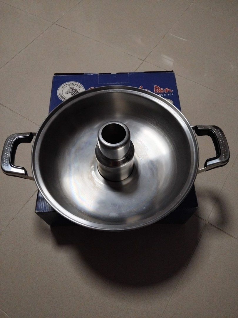 Zebra Shabu Shabu Pan - 28cm Stainless Steel, Furniture & Home Living ...