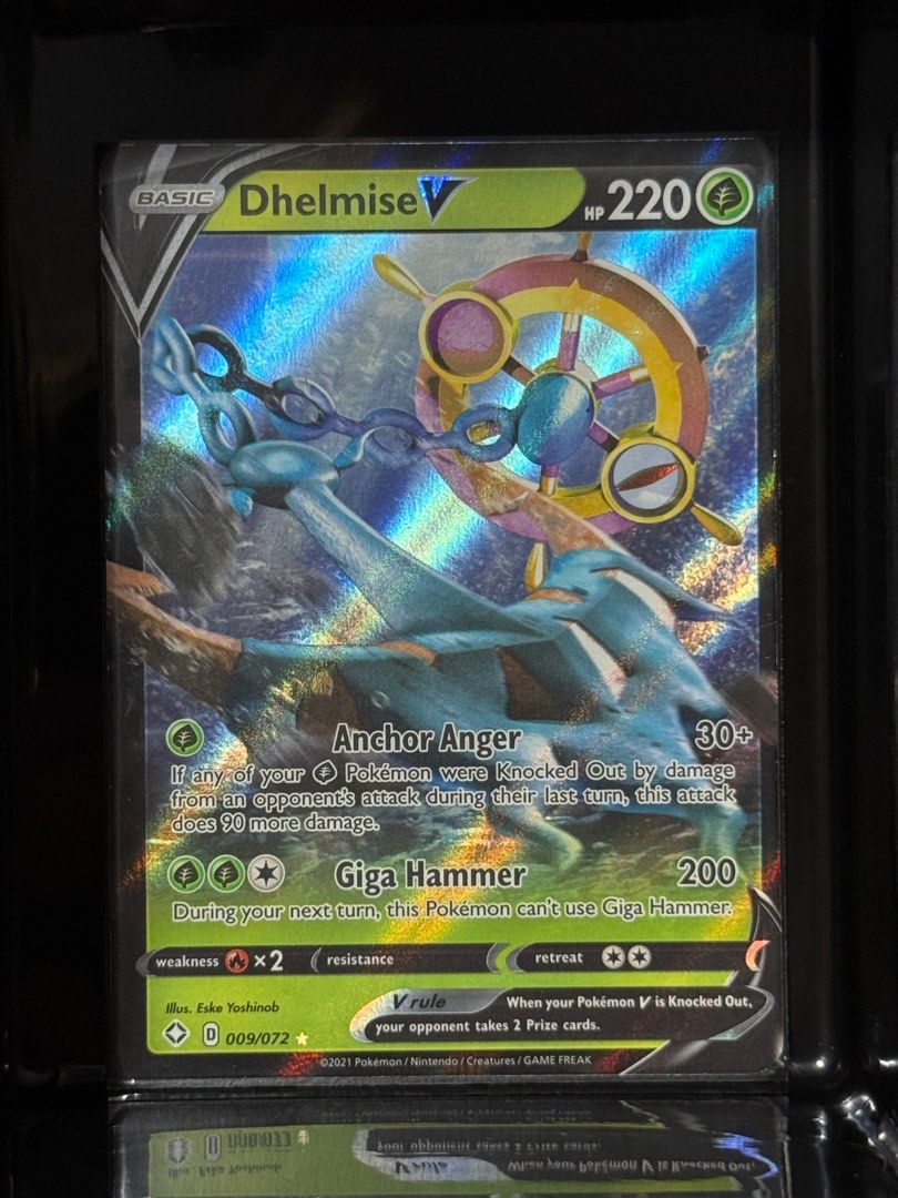 ($0.50) Dhelmise V #9 Sword & Shield Pokemon, Hobbies & Toys, Toys ...