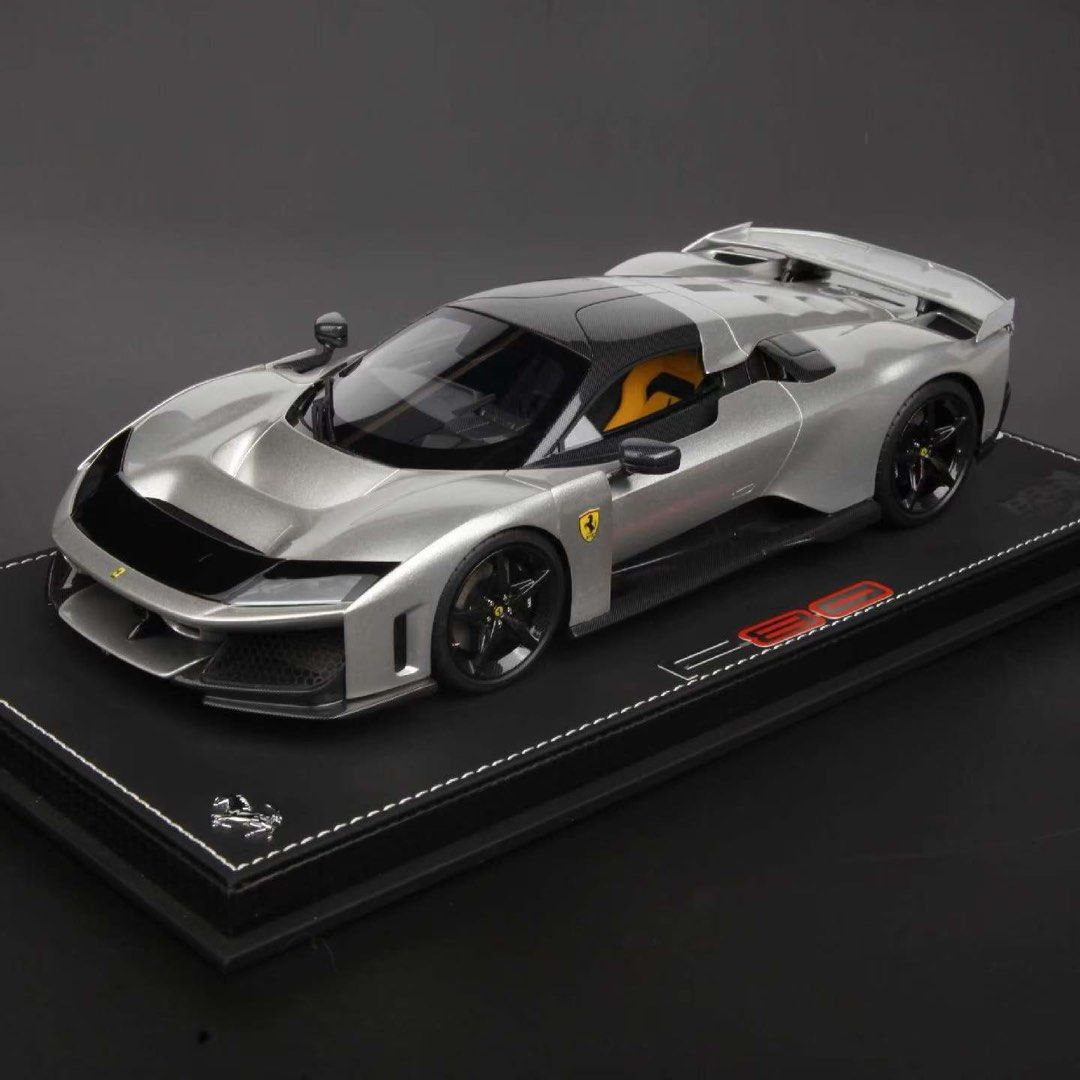 1/18 BBR Ferrari F80 (come with display case) - Silver, Green, Hobbies ...