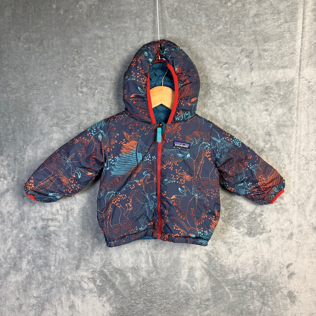 12-18 mos - Patagonia Reversible Puffer Jacket, Babies & Kids, Babies ...
