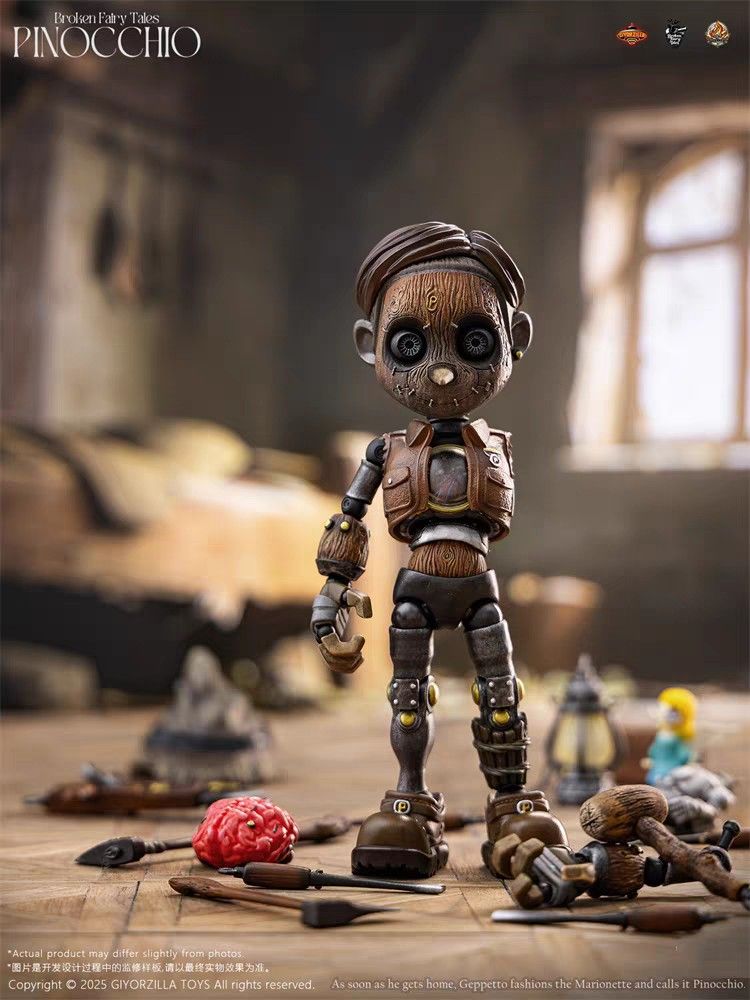 18cm Tall ! GIYORZILLA TOYS Broken Fairy Tales Pinocchio 1/6 scale ...