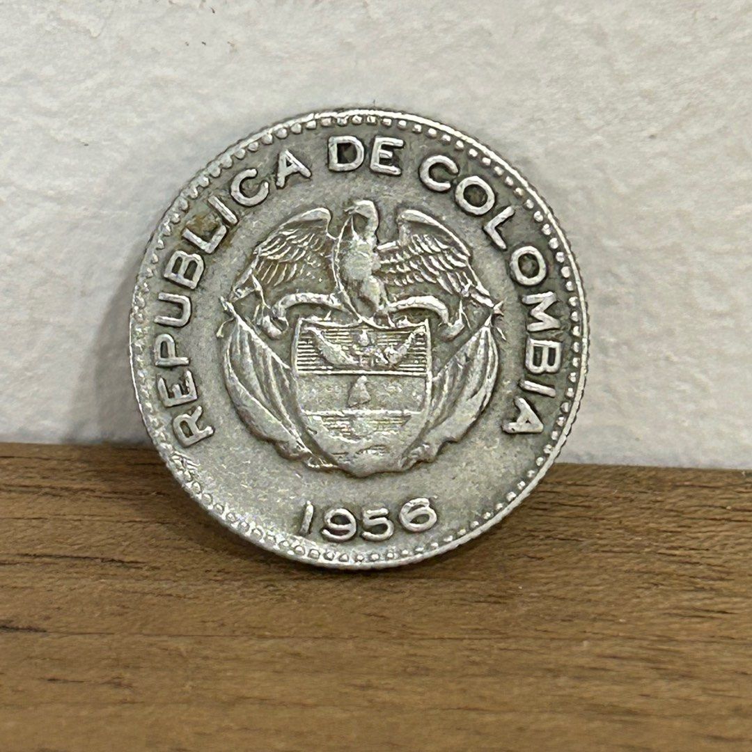 1956 Colombian 10 Centavos Coin, Hobbies & Toys, Memorabilia ...