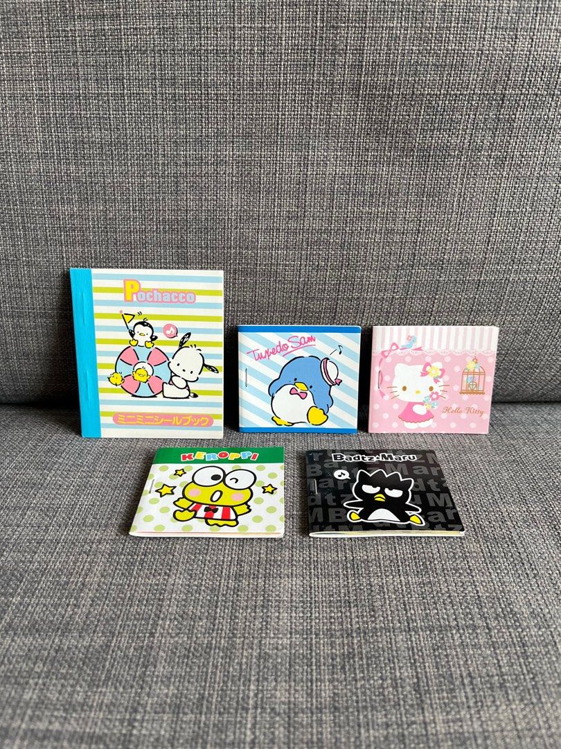 1pc Hello Kitty Mini Sticker Booklet | Tuxedosam | Pochacco | Keroppi ...