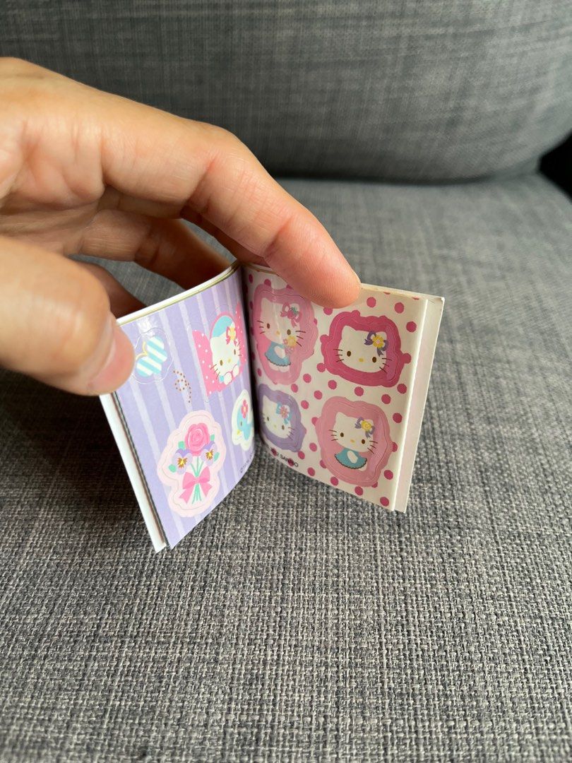 1pc Hello Kitty Mini Sticker Booklet | Tuxedosam | Pochacco | Keroppi ...