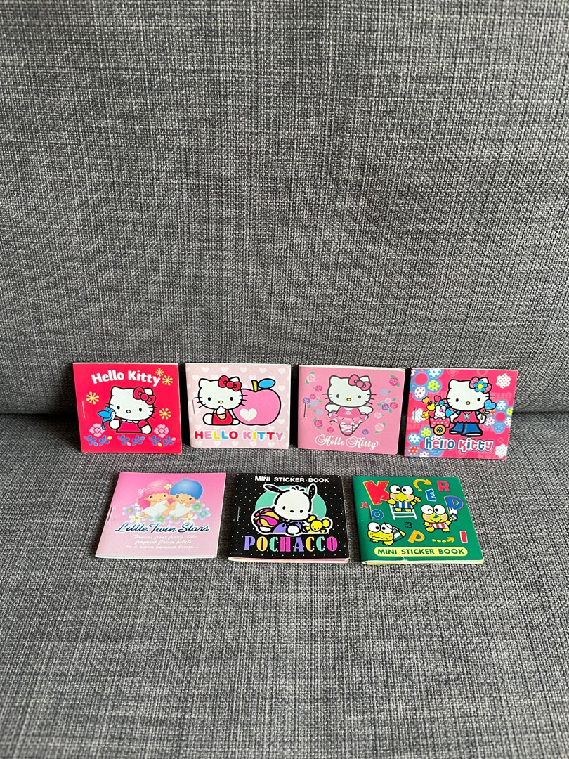 1pc Hello Kitty Mini Sticker Booklet | Little Twin Star | Pochacco ...
