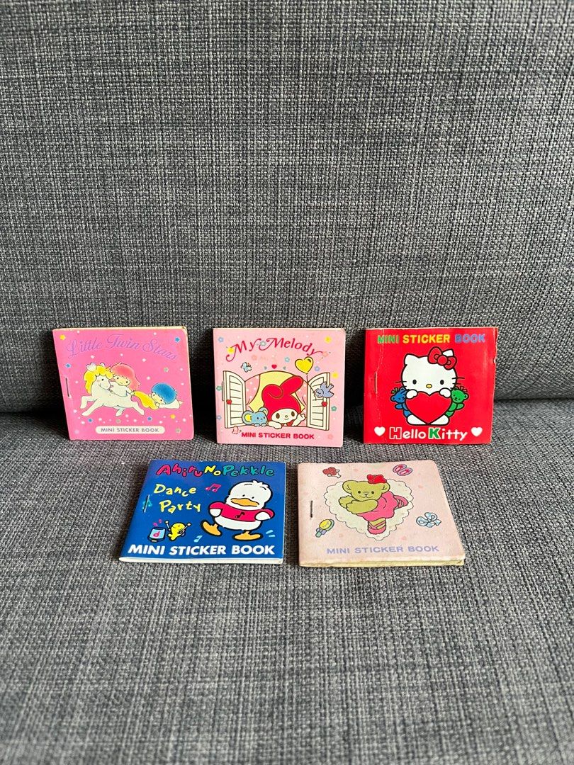 1pc Hello Kitty Mini Sticker Booklet | My Melody | Ahiru no Pekkle ...