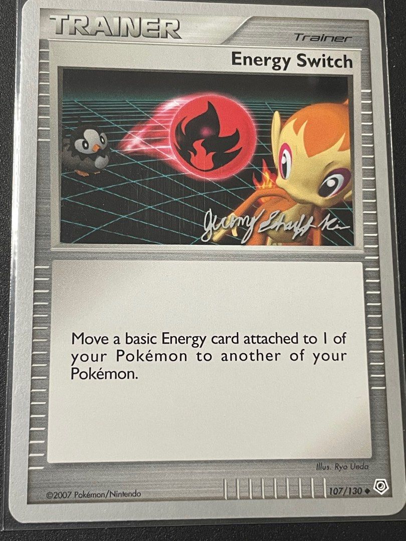 2007 Pokemon World Champ- Energy Switch card - Jeremy Scharff-Kim ...