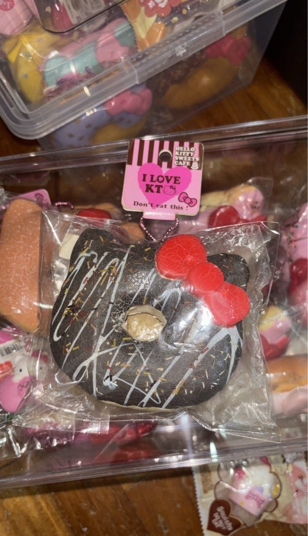 2009 Rare Hello Kitty Donut Squishy, Hobbies & Toys, Toys & Games on ...