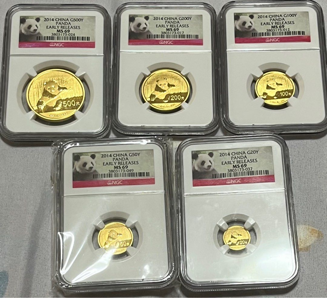 2014 China Panda Gold Coin Set - NGC Graded, Hobbies & Toys ...