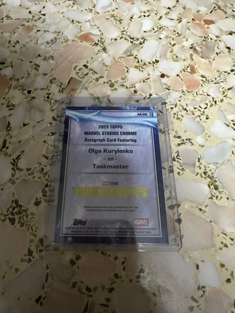 2025 Marvel Studios Chrome Taskmaster Autograph Card, Hobbies & Toys ...